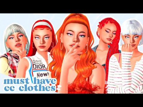 My Favorite CC Clothes and Creators 👚 | The Sims 4: CC Haul