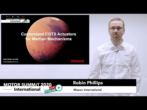 MS'20: Customized COTS (commercial off-the-shelf) Actuators for Martian Mechanisms