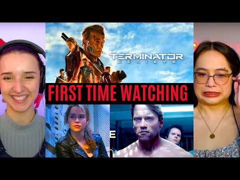 the GIRLS REACT to *Terminator Genisys* PRETTY GOOD??!! (First Time Watching) Sci-fi Movies