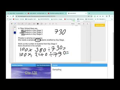 Mathswatch mathematics sampling question, step by step answer