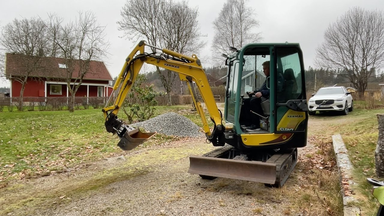 Grävmaskin Yanmar SV20, Härryda, Klarav