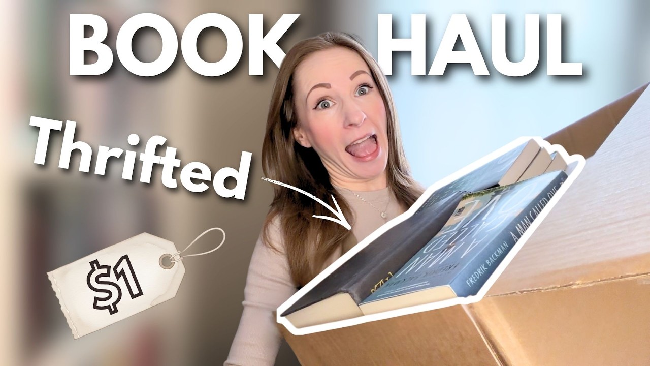 MASSIVE *used* book haul! bookstore & library sale 📚