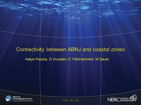 Connectivity between ABNJ and coastal zones