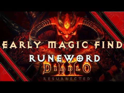 Diablo 2 Resurrected - Easy to make Runeword for getting into magic find and gold find
