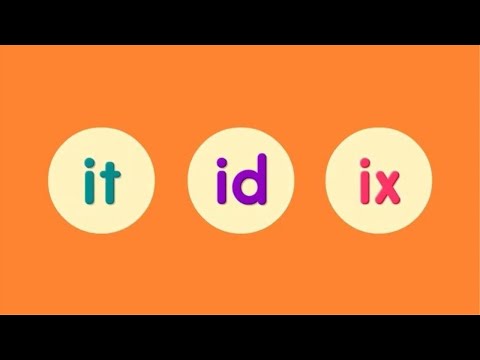 Phonics Chant┃it · id · ix ∥ Short Vowels┃Spotlight on One Phonics
