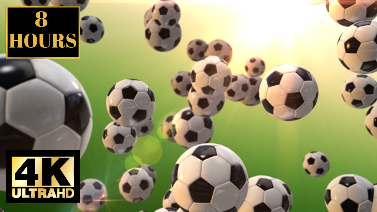 Football Wallpaper Screensaver Background With Relaxing Music 4K 8 HOURS