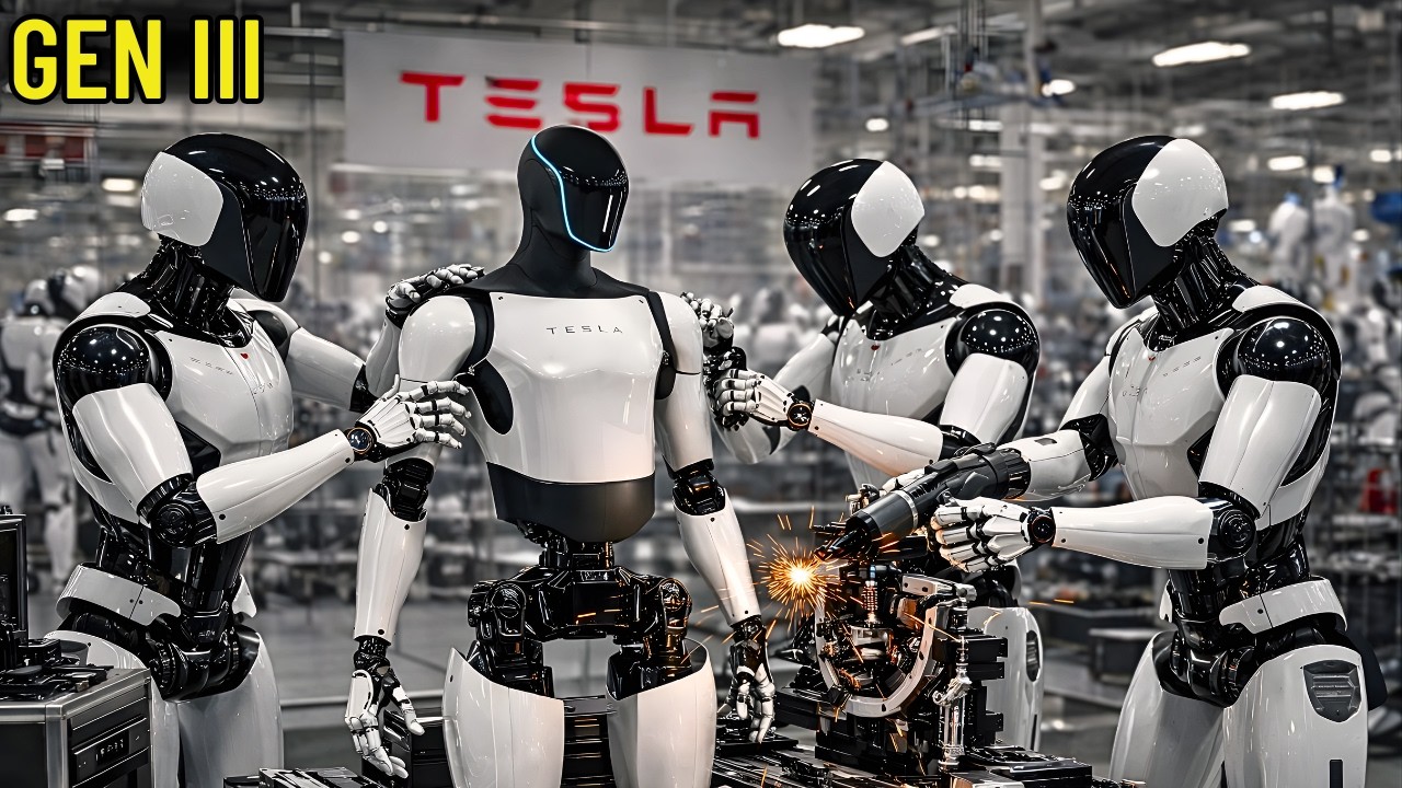 Just Happened! Tesla Optimus Gen 3: 1,000 Robots… Now Building Themselves at Fremont
