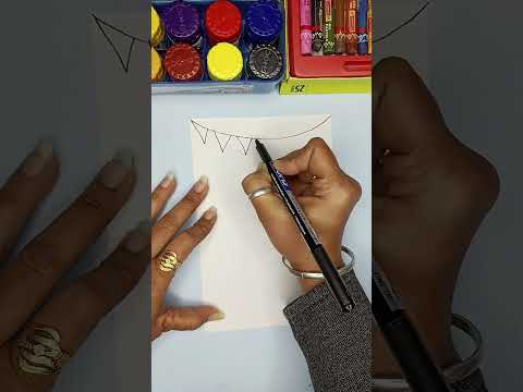 How to draw Lohri greeting 1/#easydrawing /#viral /#viralshort /##