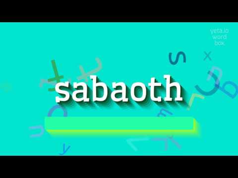 How to say "sabaoth"! (High Quality Voices)
