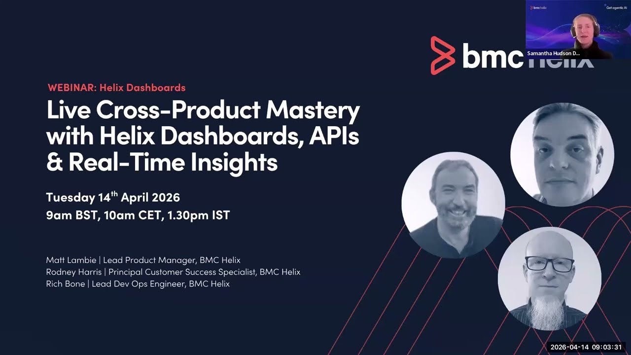 Webinar: Live Cross Product Mastery with Helix Dashboards