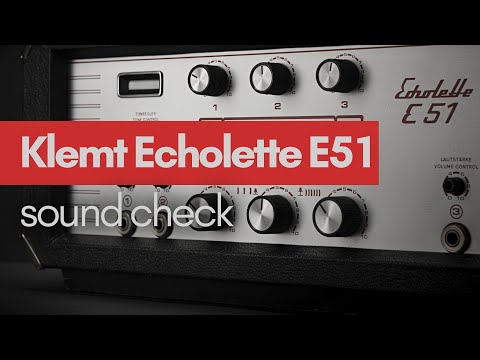 Klemt Echolette E51 1970 + sound demo | Reverb