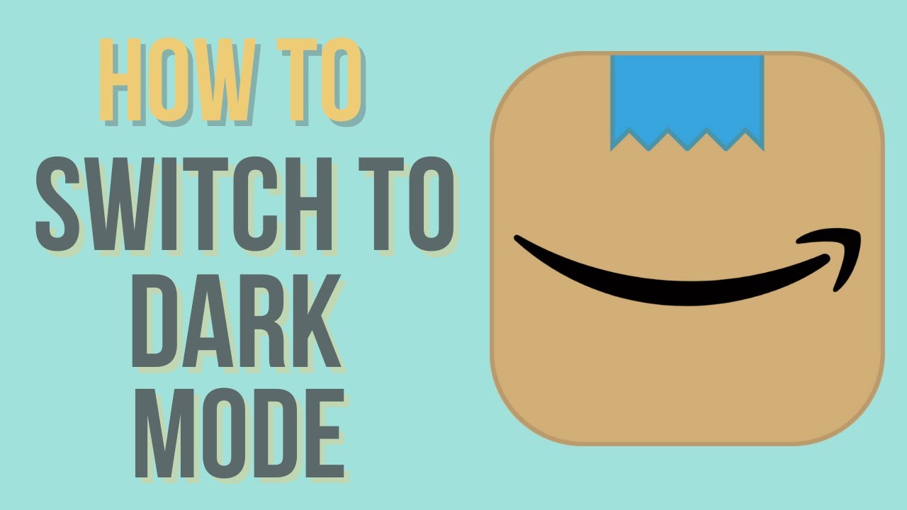How To Switch To Dark Mode | Amazon App