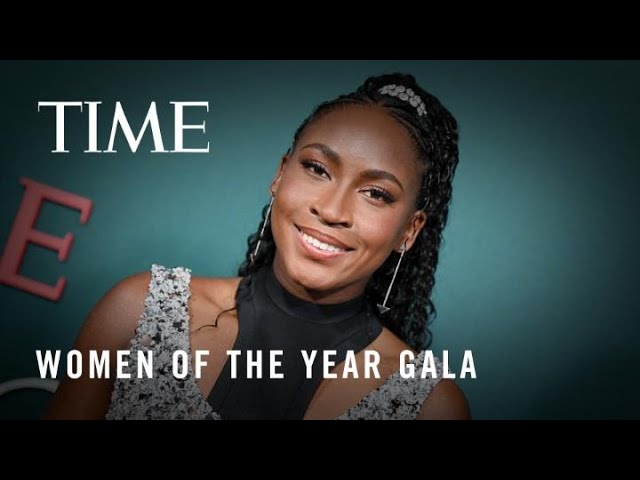 Coco Gauff lights up Time magazine's 2024 Women of the Year Gala with ...