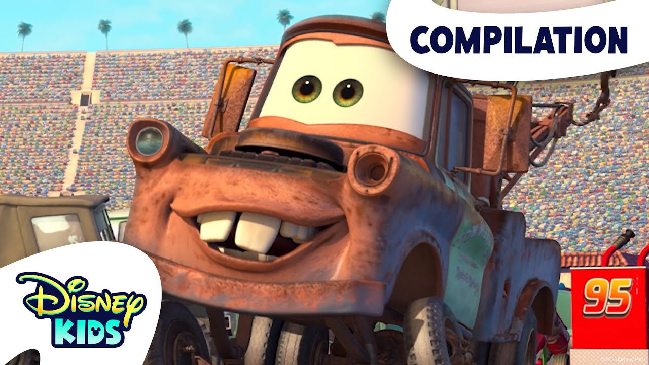 A Guide to Mater's Iconic Lines! | Pixar's Cars 🛻🏎️💨 | @disneykids