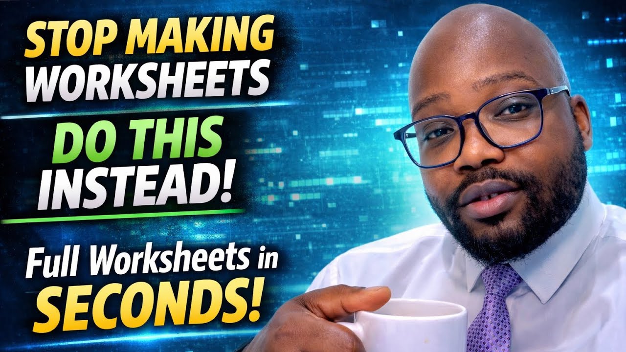 Stop Creating Worksheets Manually | Generate Full Worksheets in Seconds with AI (Chalkie AI)