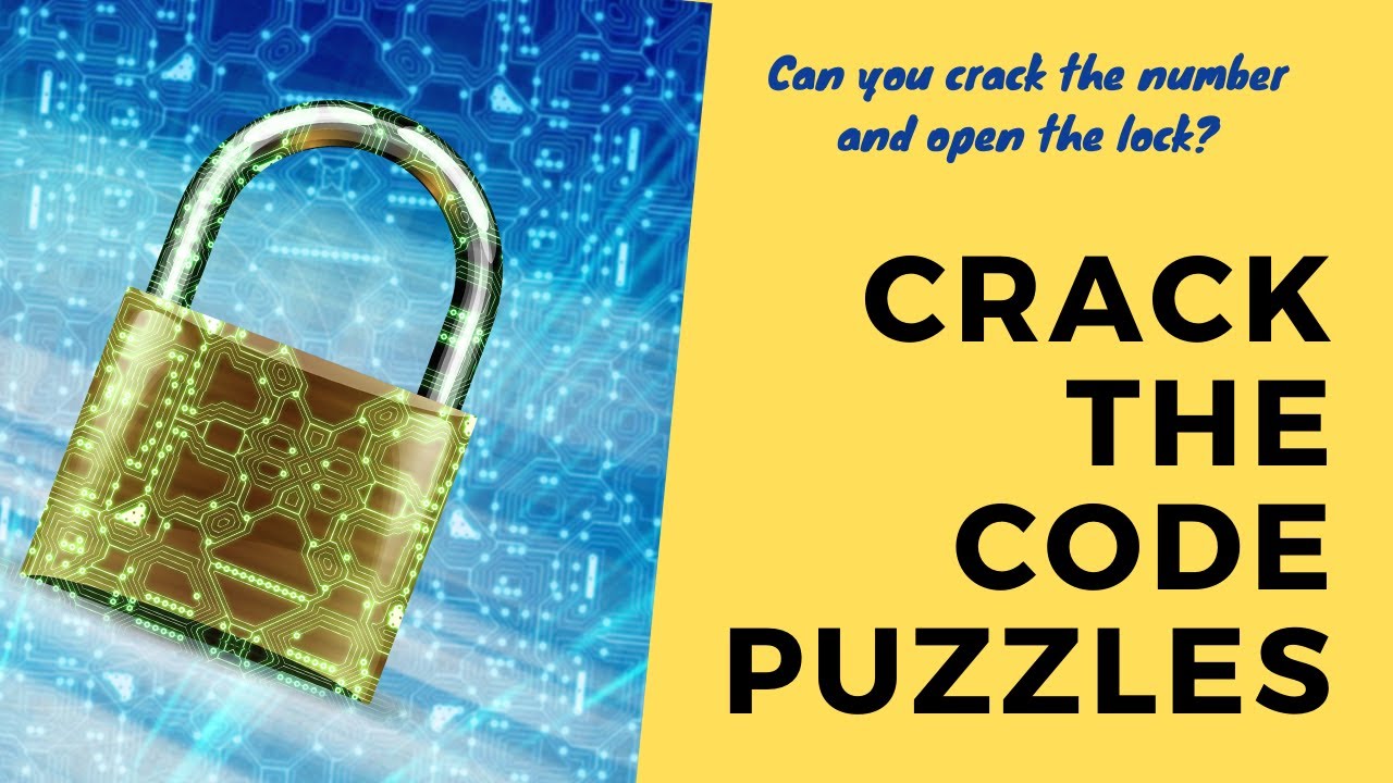 Crack the Code Puzzles| Simple to Hard | Can you crack the number code and open the lock?