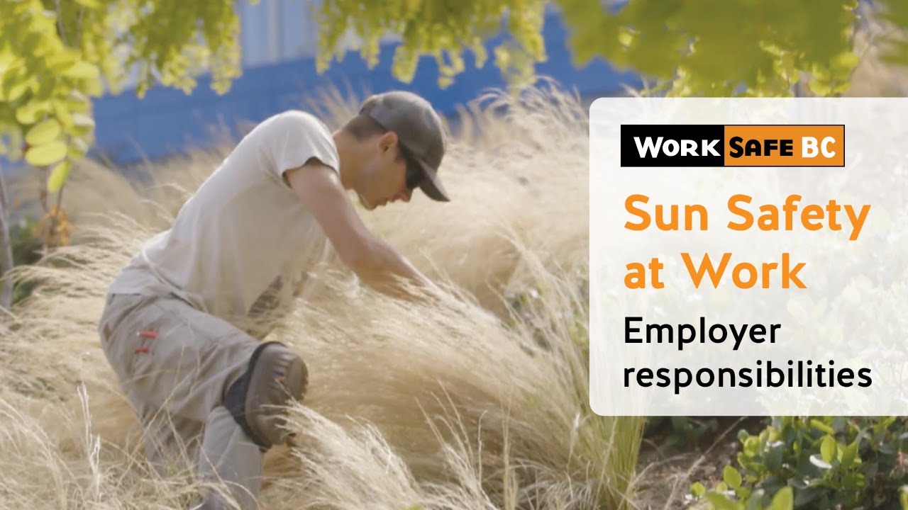 Sun Safety at Work: Employers