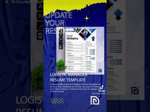 Logistic manager resume template | FinishResume.com #resume #microsoftword #template
