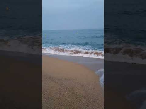 peaceful moments in Platja de Montgat, Barcelona, Spain ✨️ #barcelona