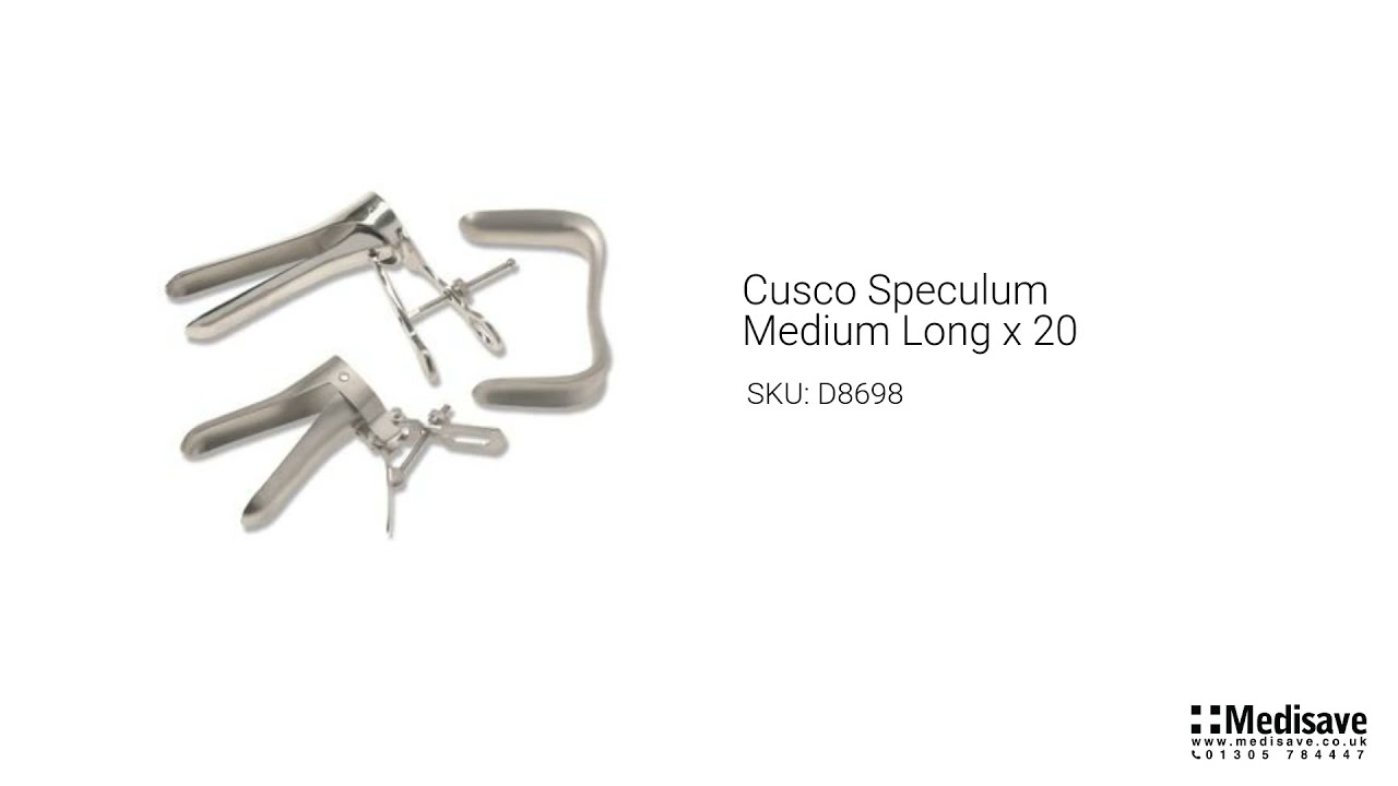 Cusco Speculum Medium Long x 20 D8698