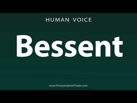 How To Pronounce Bessent