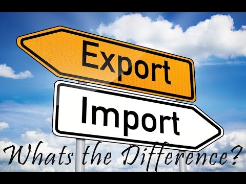 What is the difference between Importing and Exporting