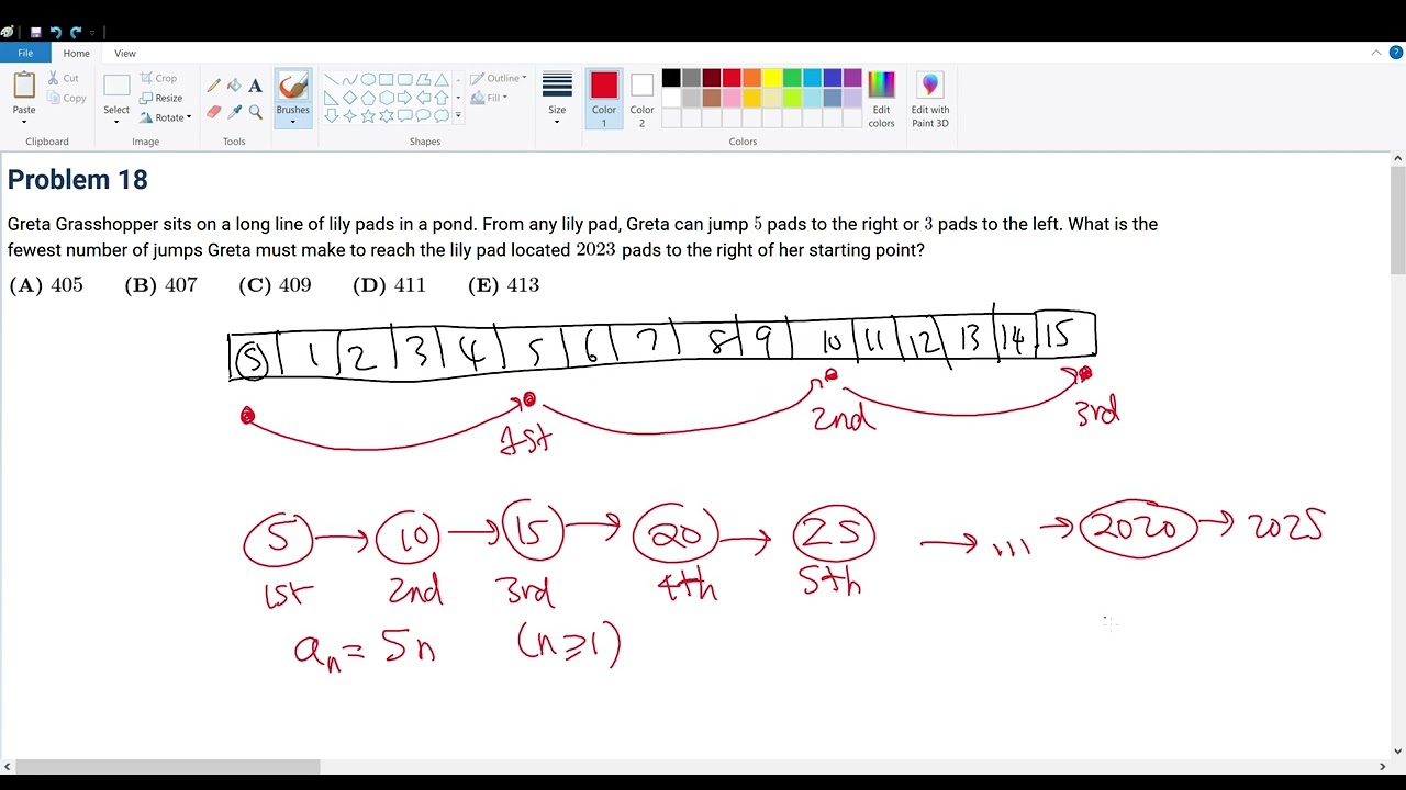 AMC 8 2023 Problem 18
