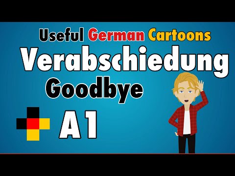 Learn Easy & Useful German: 15 ways to say Goodbye in German - A1