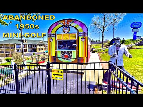 Abandoned 1950s Mini-Golf In Branson Missouri (Native Hut - Golf the Islands)