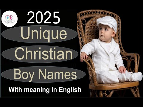 Top 20 Christian Baby Boy Names || Biblical Baby Boy Names || Christian Baby Boy Names with Meanings