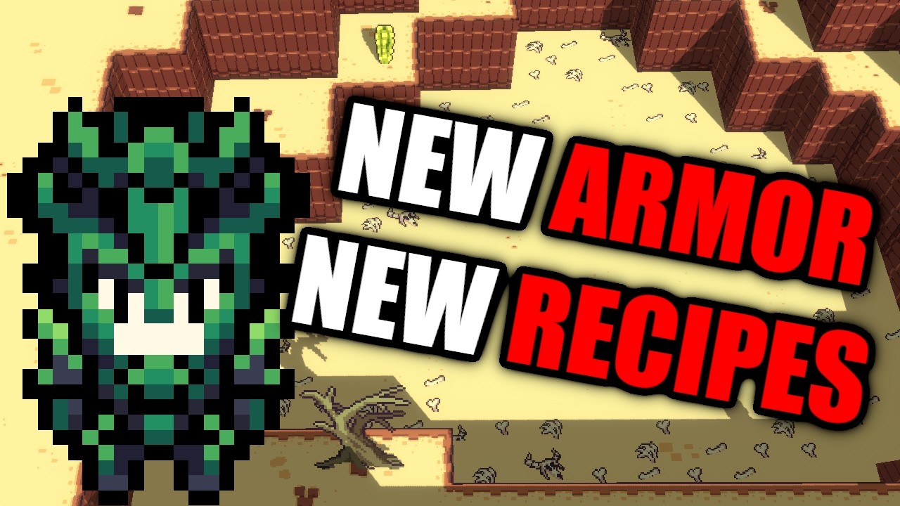 More Armor and Recipes Added : Noia Online : Indie dev MMO devlog