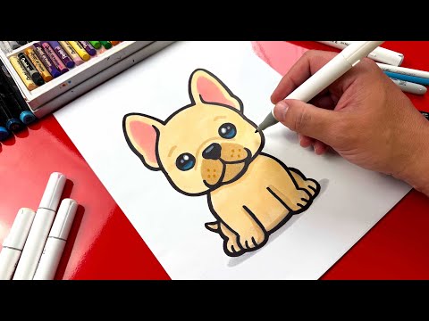 How To Draw A French Bulldog Puppy