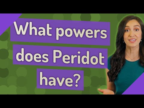 What powers does Peridot have?