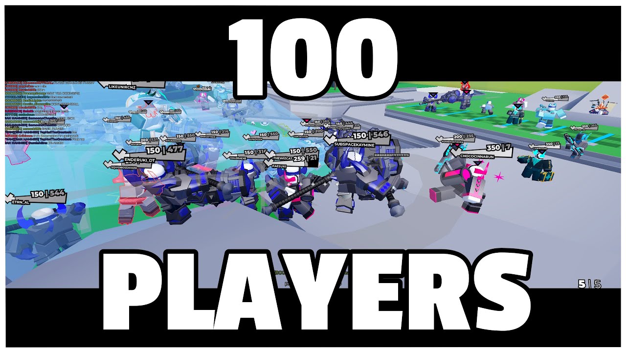 100 PLAYER phighting lobby...