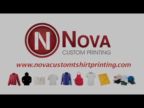 Nova Custom T Shirt Printing | Custom Apparel | Custom Printed T Shirts | (800) 495-1306