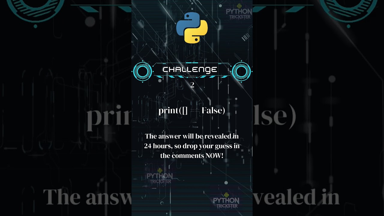 Python Challenge #2: A Simple Looking Nightmare! Can you solve it? #pythonprogramming #coding #ai
