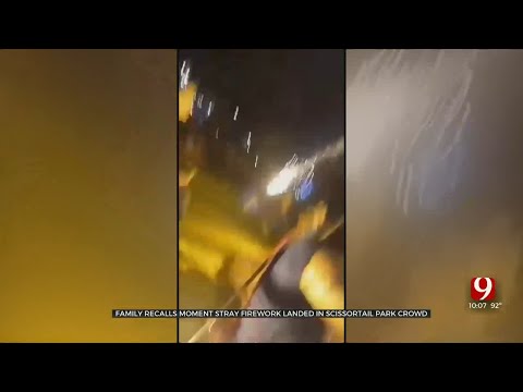 Metro Teen Catches Firework Mishap At Scissortail Park On Camera