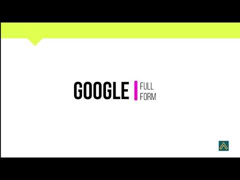 Full Form Of GOOGLE