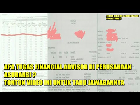 Tugas Financial Advisor di Perusahaan Asuransi