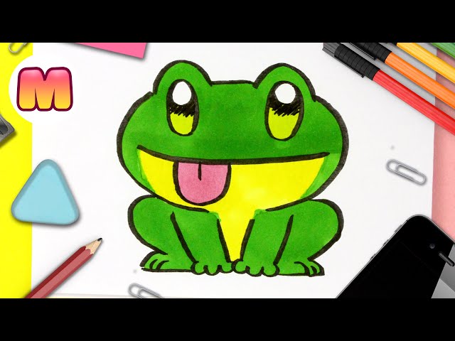 Guía fácil para dibujar una rana con niños | Me lo dijo Lola