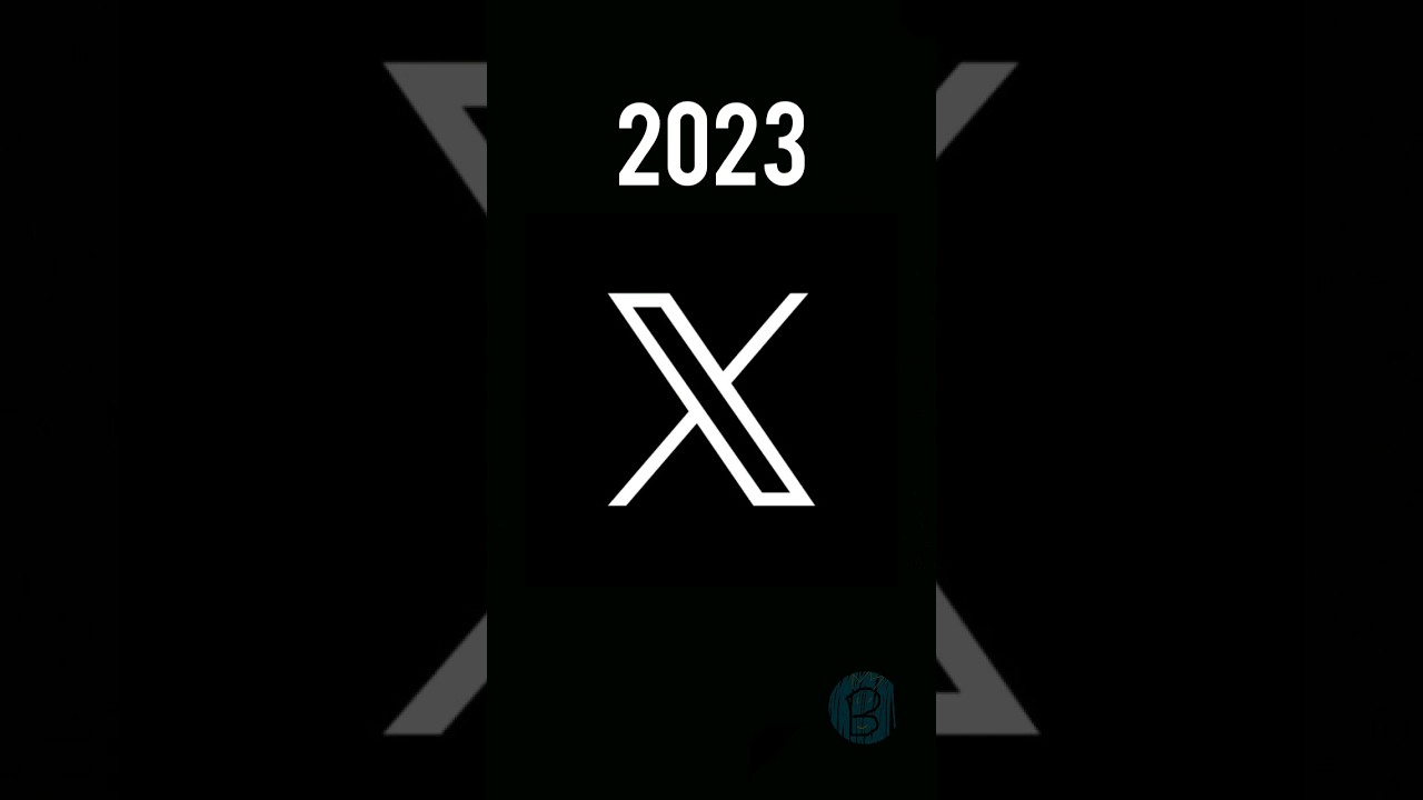 Twitter logo evolution (2005-2023)#shorts #trending #twitter