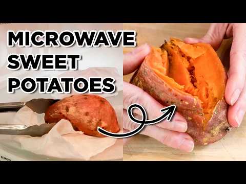 How to Microwave Sweet Potatoes | Perfect Every Time!