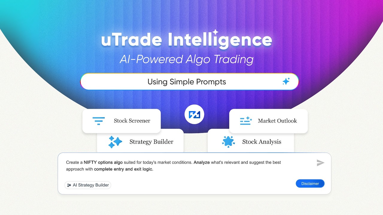 uTrade Intelligence: AI for Algo Trading | Retail Traders Now Build, Screen & Analyse in Seconds