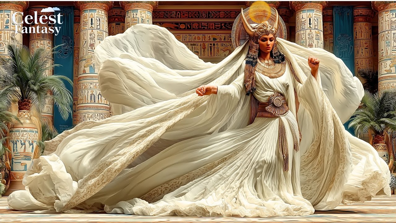 Hathor Egyptian Goddess of Love | Ancient Egyptian Relaxing Music & Fantasy Art