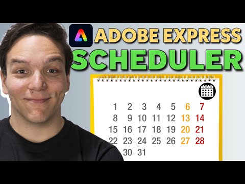 Plan Smart with Adobe Express's Free Social Media Scheduler! 📅 Adobe Express Tutorial