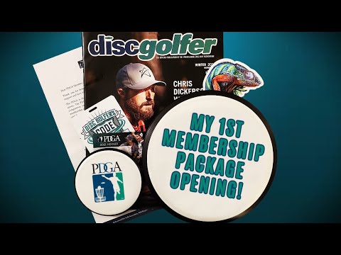 Opening My 2021 PDGA Membership Package!
