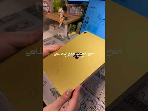 🍌yellow ipad 10th gen aesthetic unboxing #aesthetic #unboxing #apple #ipad
