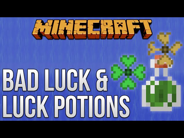 How to get potion of luck and decay in Minecraft
