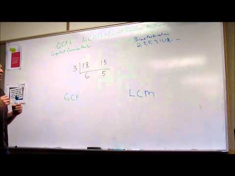 Math 70 GCF LCM