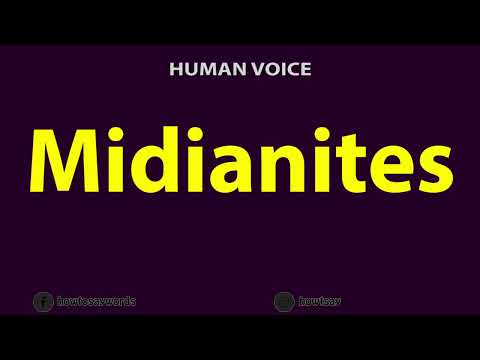 How to Pronounce Midianites